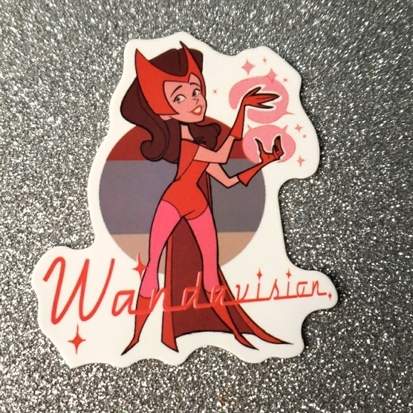 Marvel | Design | 10 Wandavision Waterproof Sticker Scarlet Witch ...